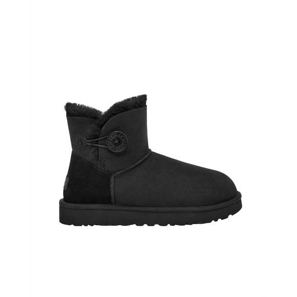 UGG | Shoes | New Ugg Womens Mini Bailey Button Ii Boot In Black | Poshmark